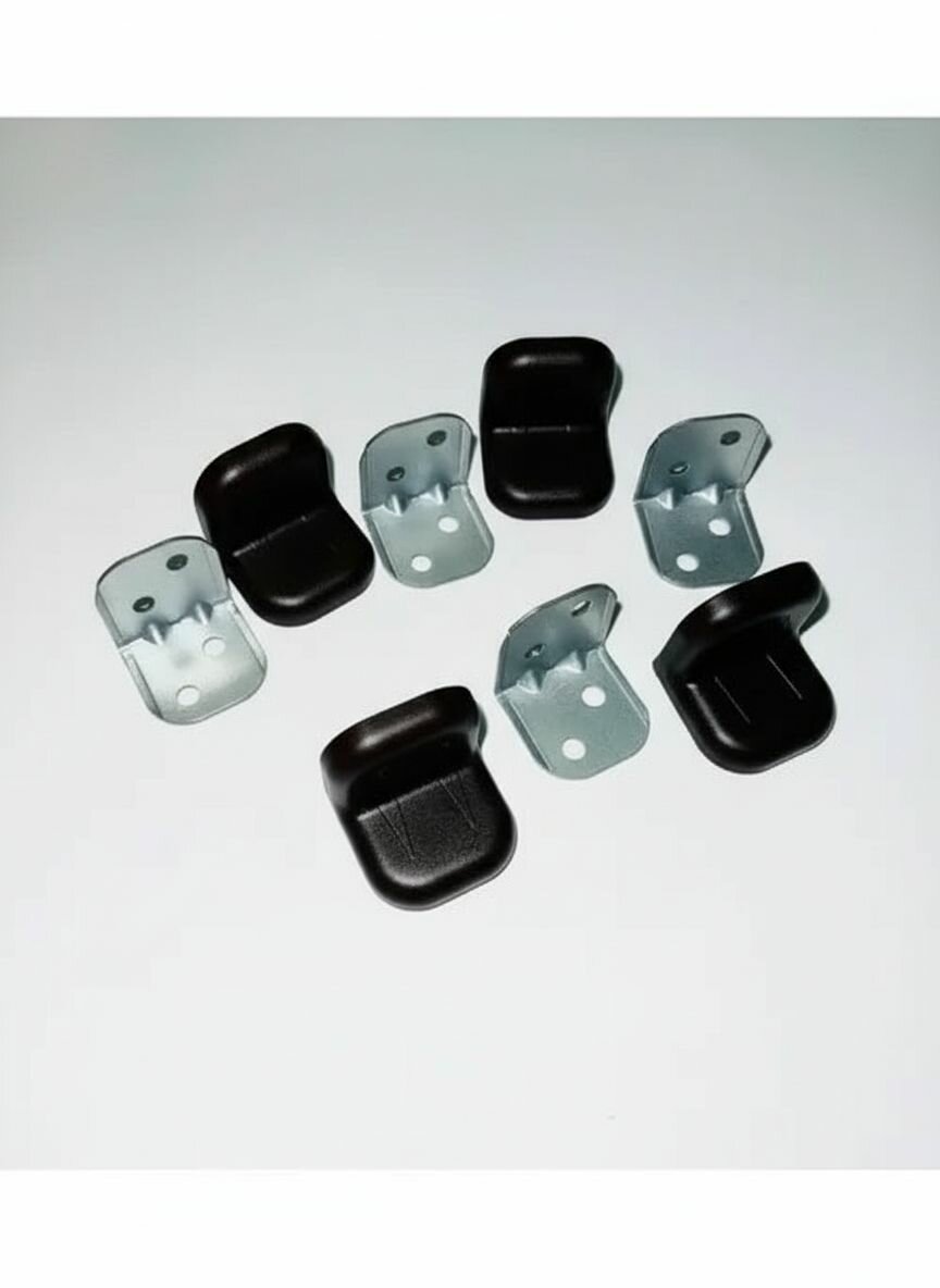 Уголок мебельный 25х25х25х1.2 с заглушкой 4 шт Marlen-M