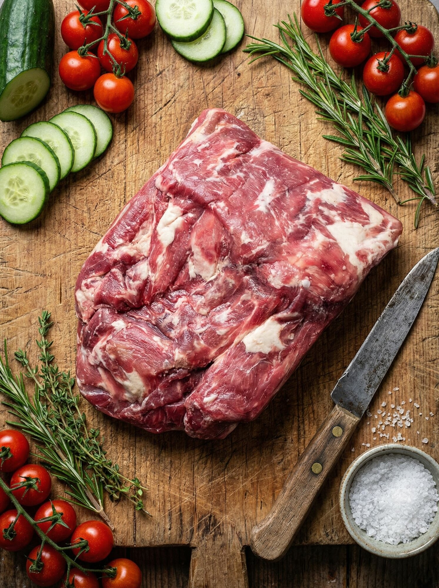 Шея баранья бескостная 700 г, Ферма Евгения Рошаля, охлажденная