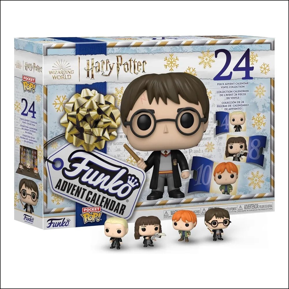 Адвент-календарь Harry Potter Pocket POP! 24 Piece Advent Calendar Виниловая коллекция для праздника Рождество