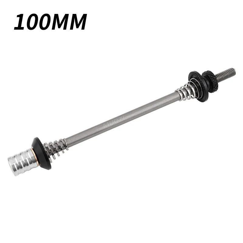 Велосипедная ось MUQZI титановая, 100mm, Silver