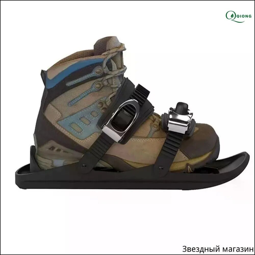 UmqZ_3513971030-ymBy Горные лыжи для обуви: универсальные, черные и белые