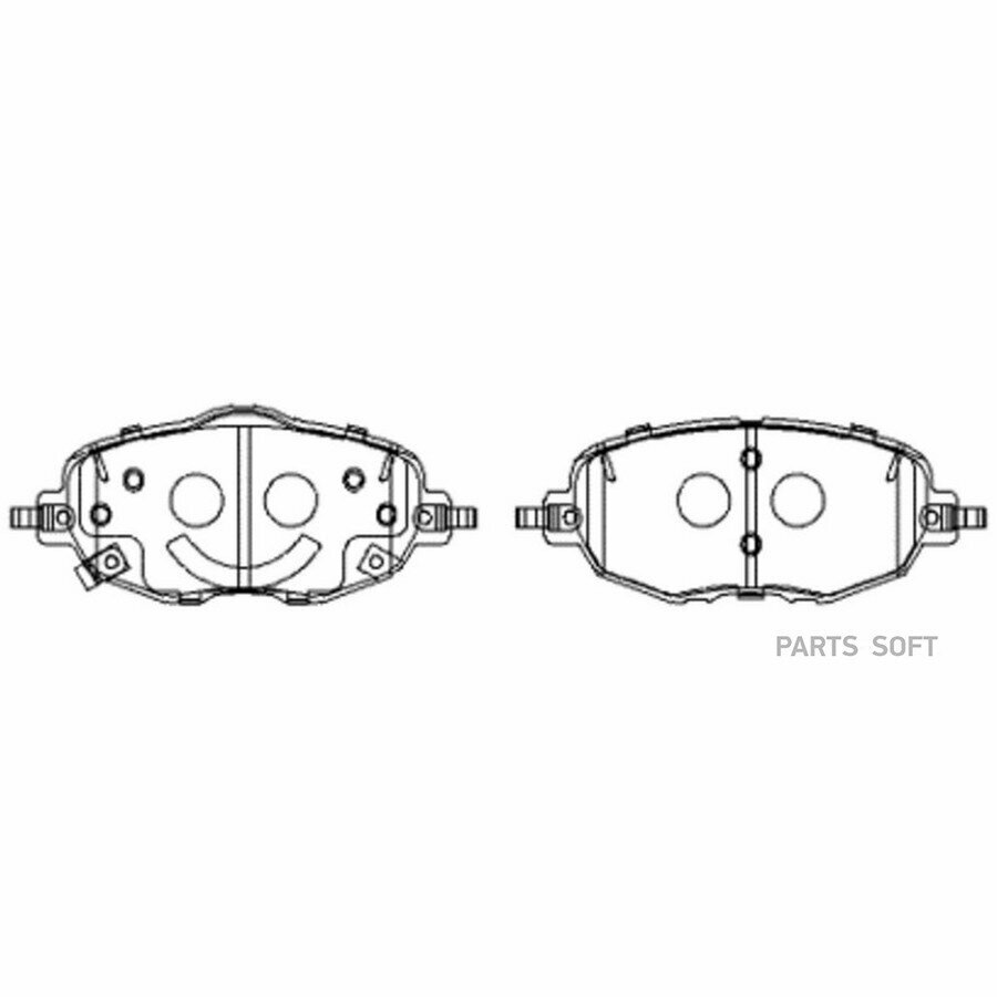 CTR GK1534 Колодки тормозные дисковые CHANGAN Uni-V 2022 - ()