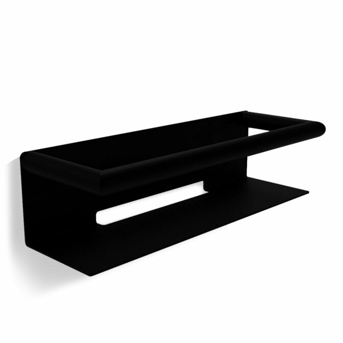 Полочка 30x10х8см Decor Walther Mikado DA 0863960, подвесная, цвет: черный матовый
