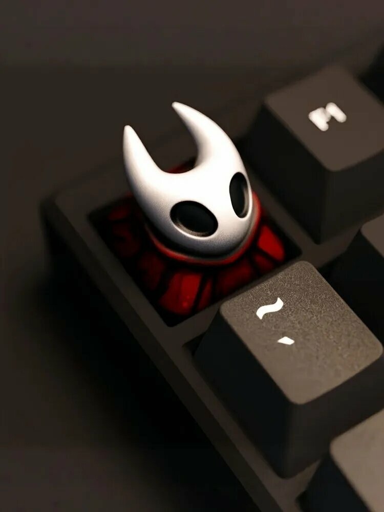 Кейкап для механической клавиатуры GearPunk, фигурка Hornet из Hollow Knight, кастомная клавиша 3D печать