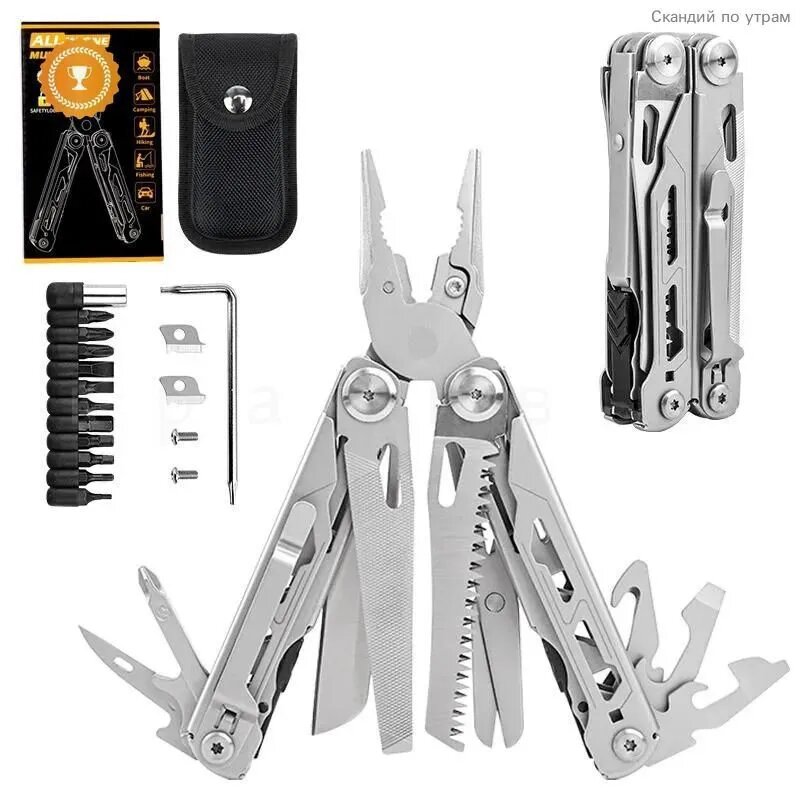 GM Daicamping DL30 Silver мультитул нож складной плоскогубцы