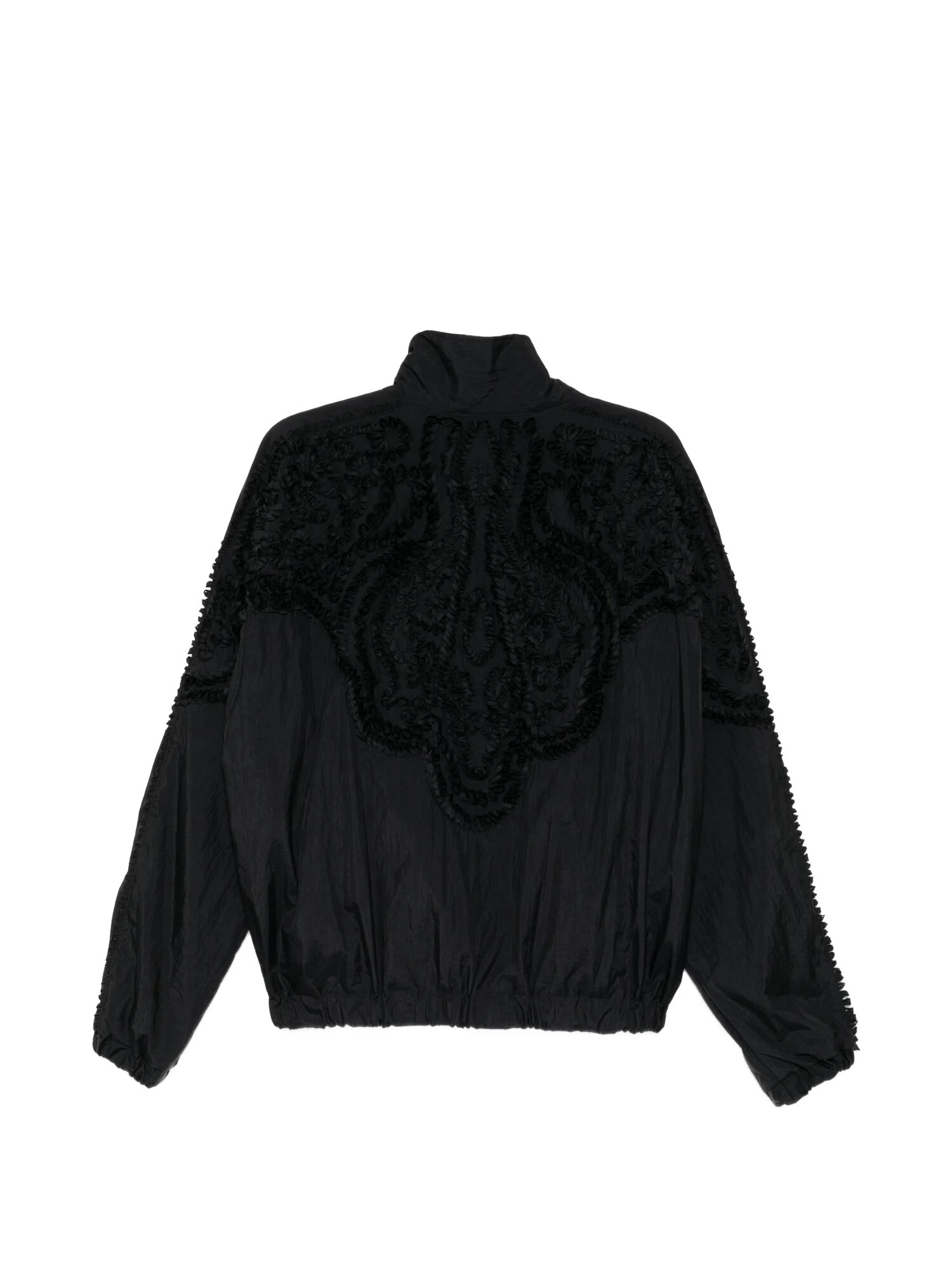 Куртка TAAKK Floral-embroidered jacket, размер 3, black/black — фото 1