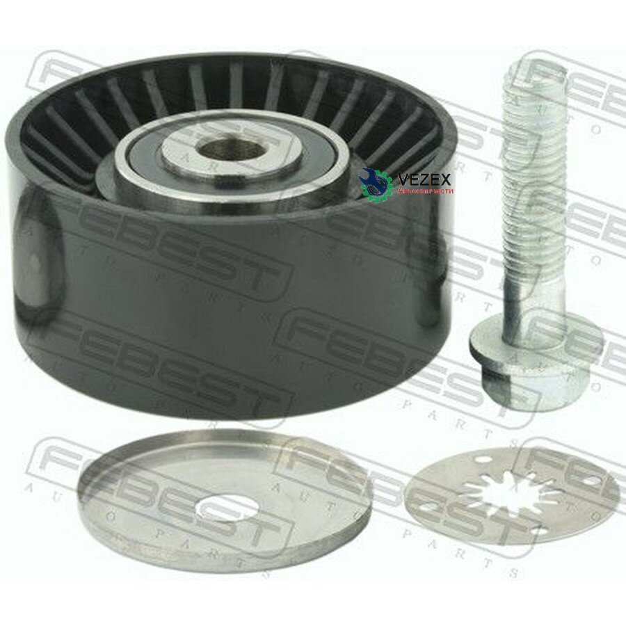 FEBEST 1088-J300 ролик обводной комплект подходит для OPEL ANTARA 2006- 1088-J300