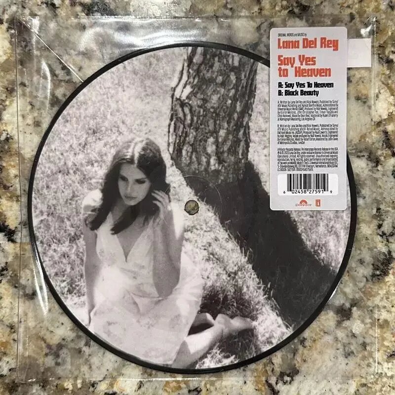 Виниловая пластинка Lana Del Rey - SAY YES TO HEAVEN 7-дюймовый сингл с рисунком LP ограниченный тираж виниловая пластинка