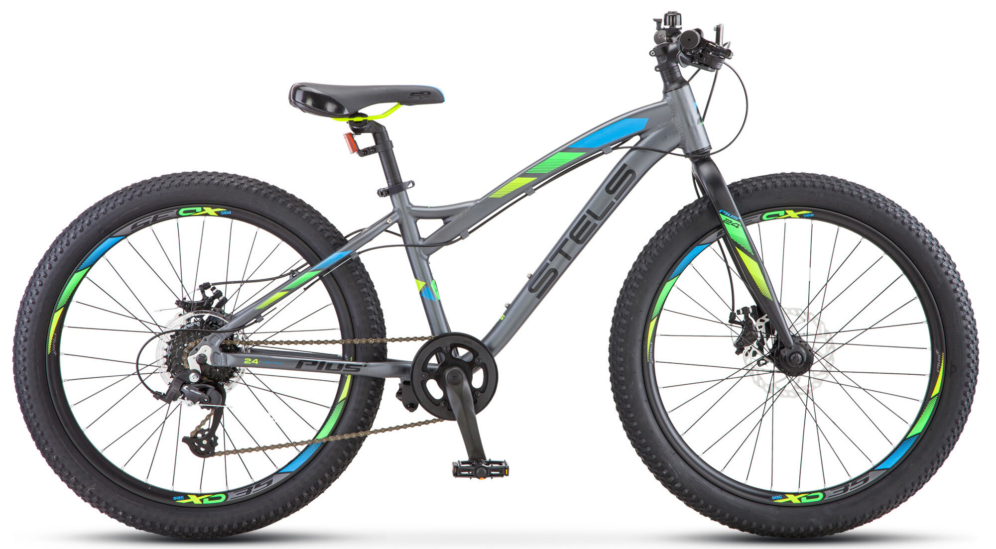 Подростковый велосипед Stels Adrenalin 24 MD (2026) 13.5" Серый (135-150 см)