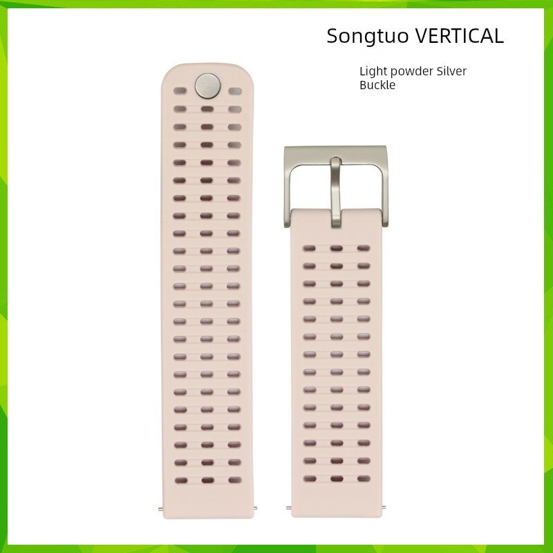 Часы SUUNTO Vertical Peak Pro с 22 мм розовым резиновым ремешком и серебряной застежкой