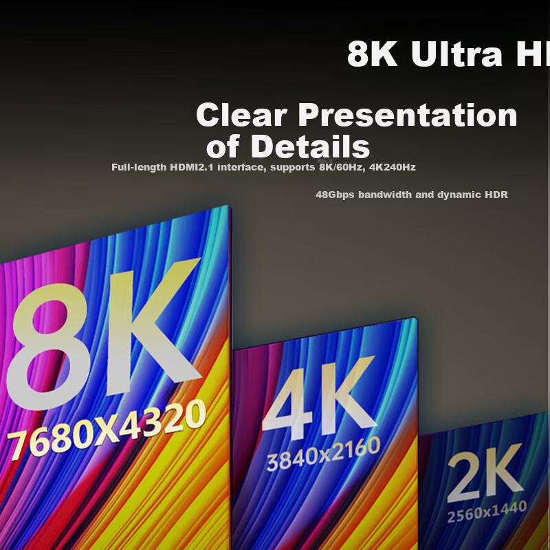 BIAZE HDMI волоконно-оптический кабель версия 2.1 10 м 8K60Hz аудиофильского класса для ТВ проектора домашнего
