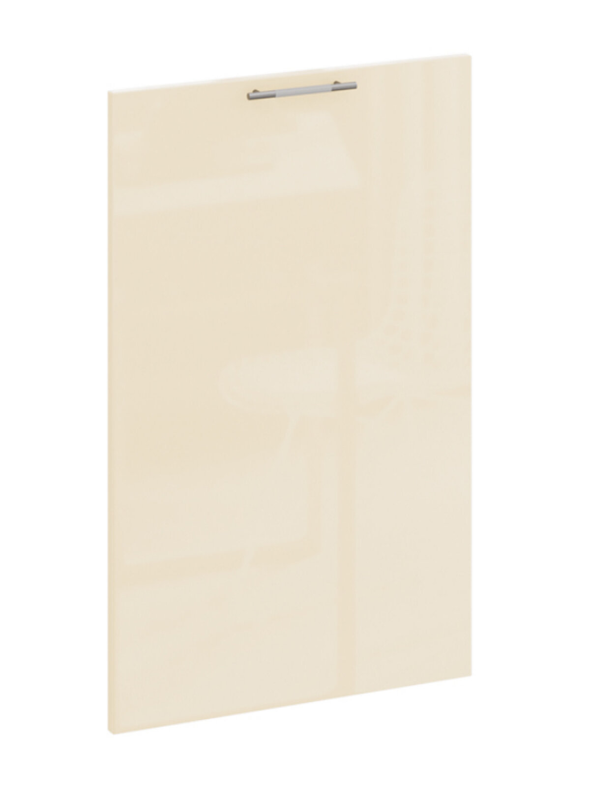 Фасад для посудомоечной машины 450 мм Ф-100 ваниль глянец (Ксения) Huge Mebel. Ширина 2600. Кухонные фасады