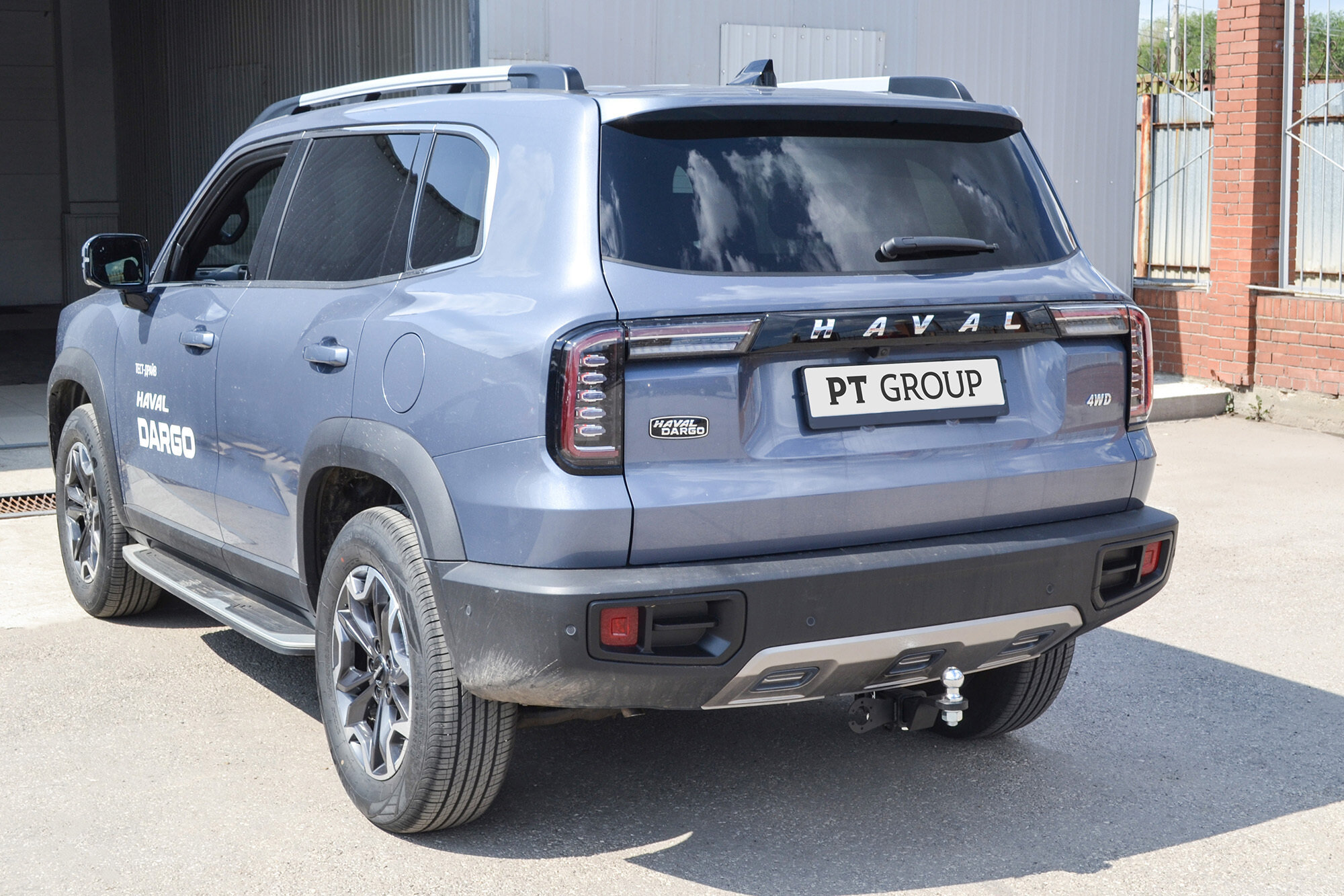 Фаркоп PT GROUP / съемный квадрат/ HAVAL Dargo 2022-(паспорт и сертификат в комплекте)(без электрики) арт. HVR-22-991122.00