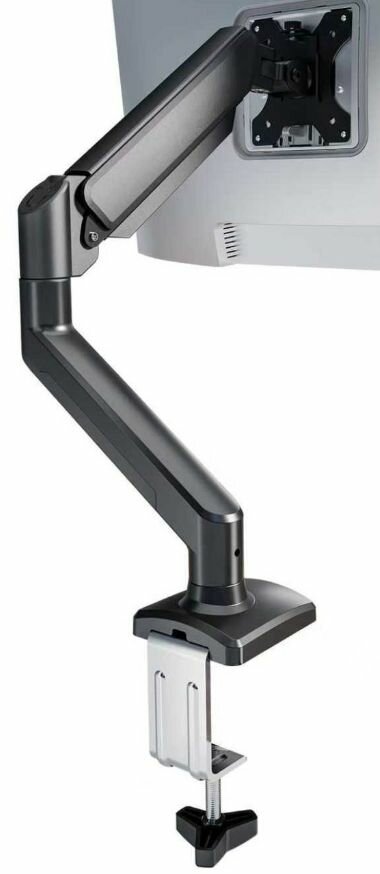 Подставка для монитора "Montor Arm Mount", темно-серая, газлифт, стандарт VESA