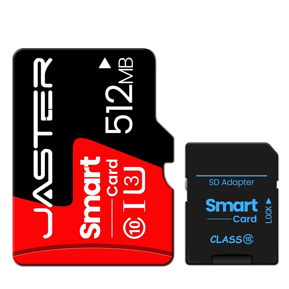 JASTER SD карта памяти 512MB с адаптером