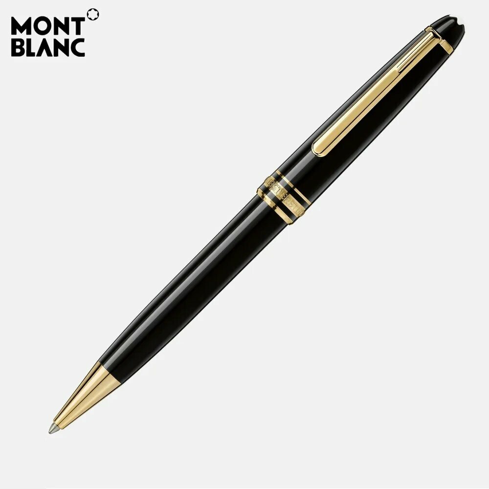 Montblanc Ручка Шариковая, толщина линии: 0.7 мм, цвет: Черный, 1 шт.
