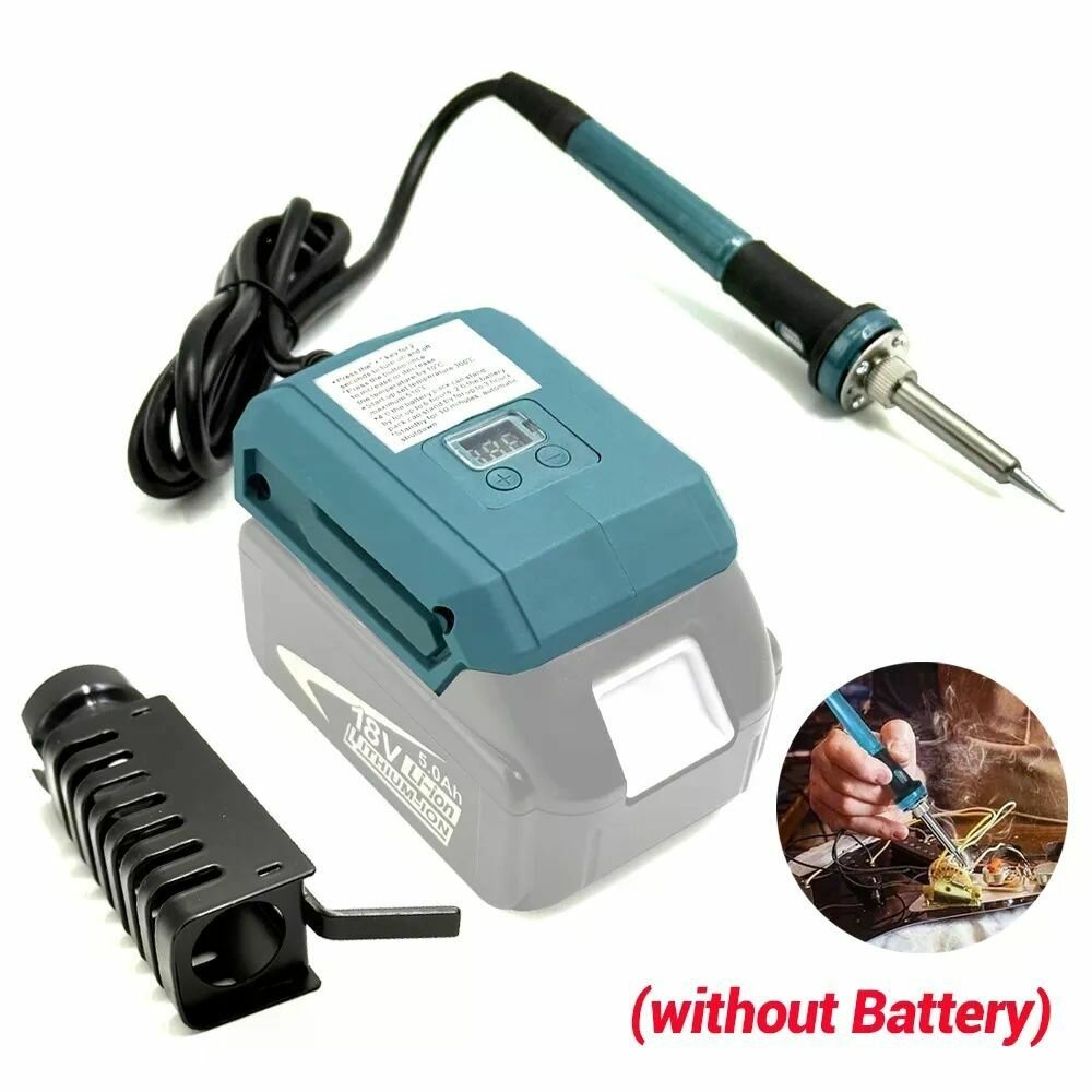 Паяльник Makita 18 В для литийионных аккумуляторов, эффективный 60 Вт инструмент