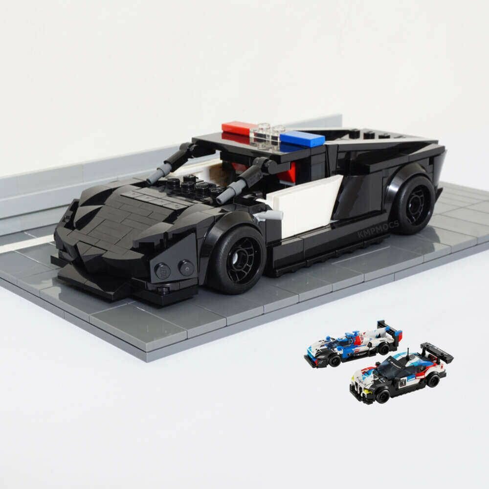 342шт. Конструктор 76922 Lamborghini Reventon Police Car Набор строительных блоков