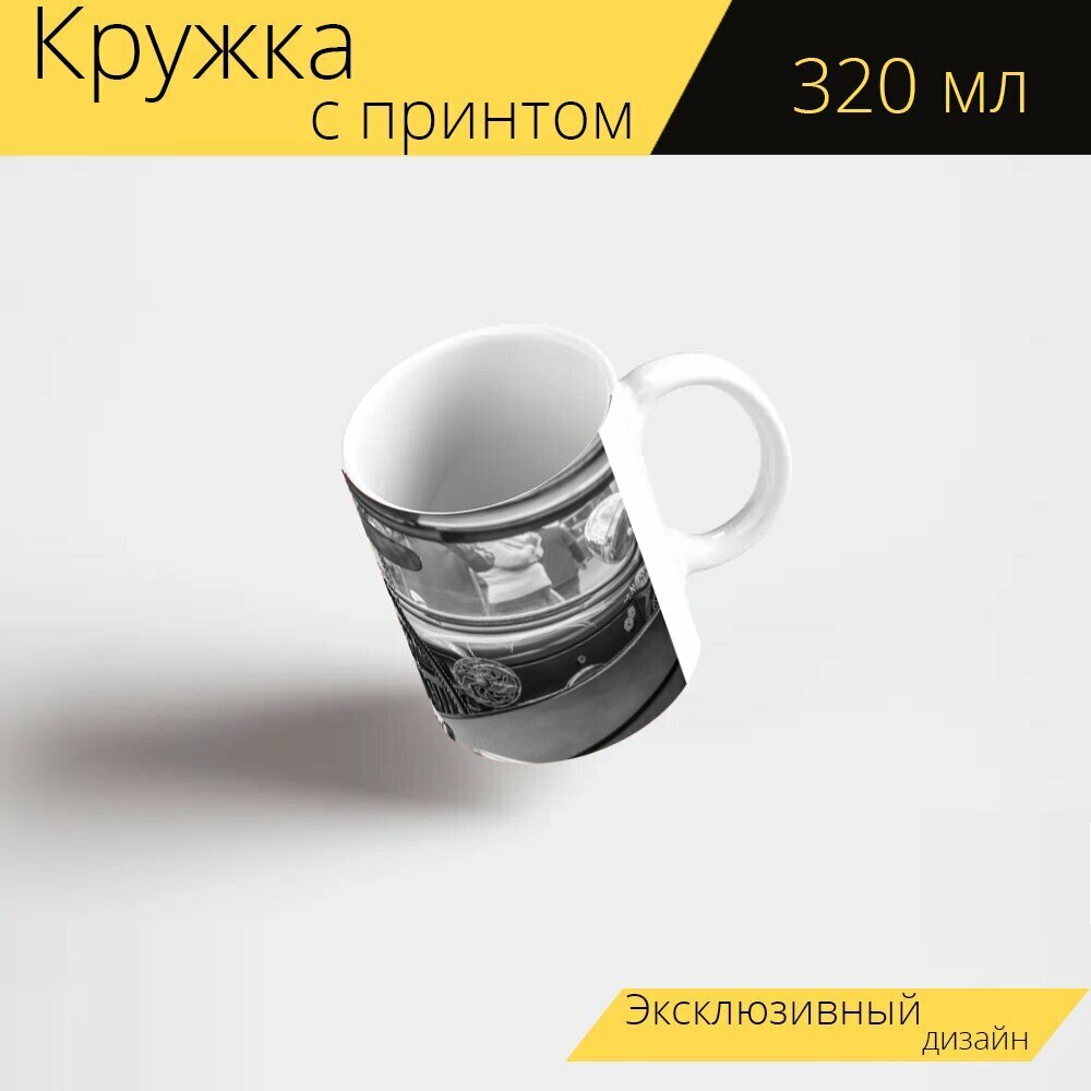 Кружка с рисунком, принтом "Машина, автомобильное шоу, старый" 320 мл.
