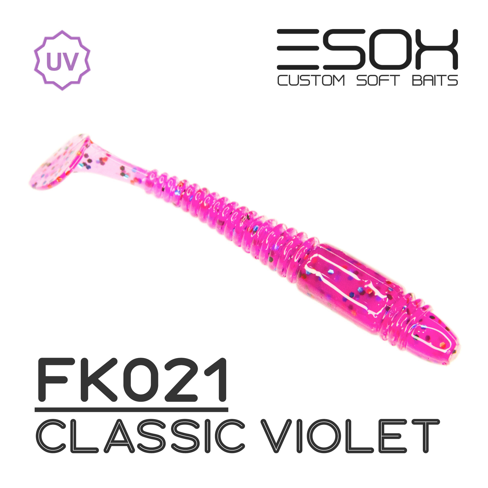 ESOX Tiga 2" (53мм) 10 шт. / Мягкая приманка для рыбалки