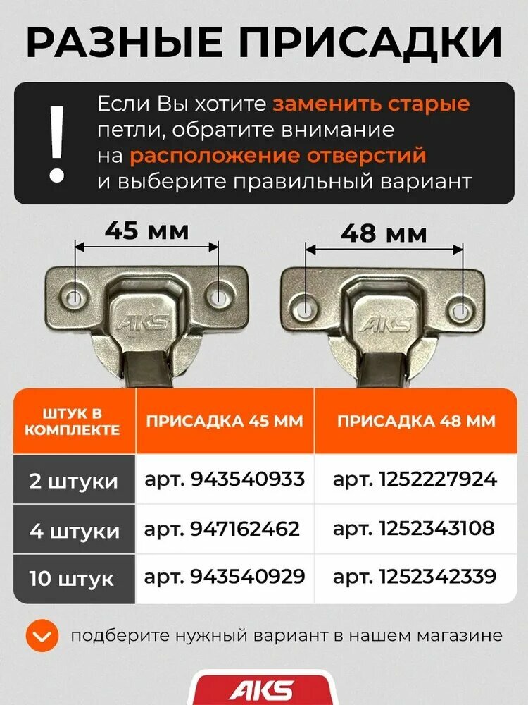 Петля мебельная — фото 1