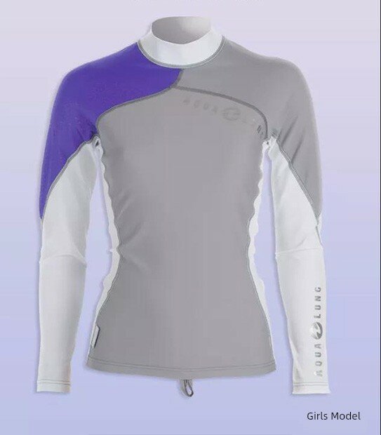 Гидрокостюм AQUALUNG для серфинга с защитой от солнца UPF50, костюм от медуз, одежда для дайвинга, снорклинга,