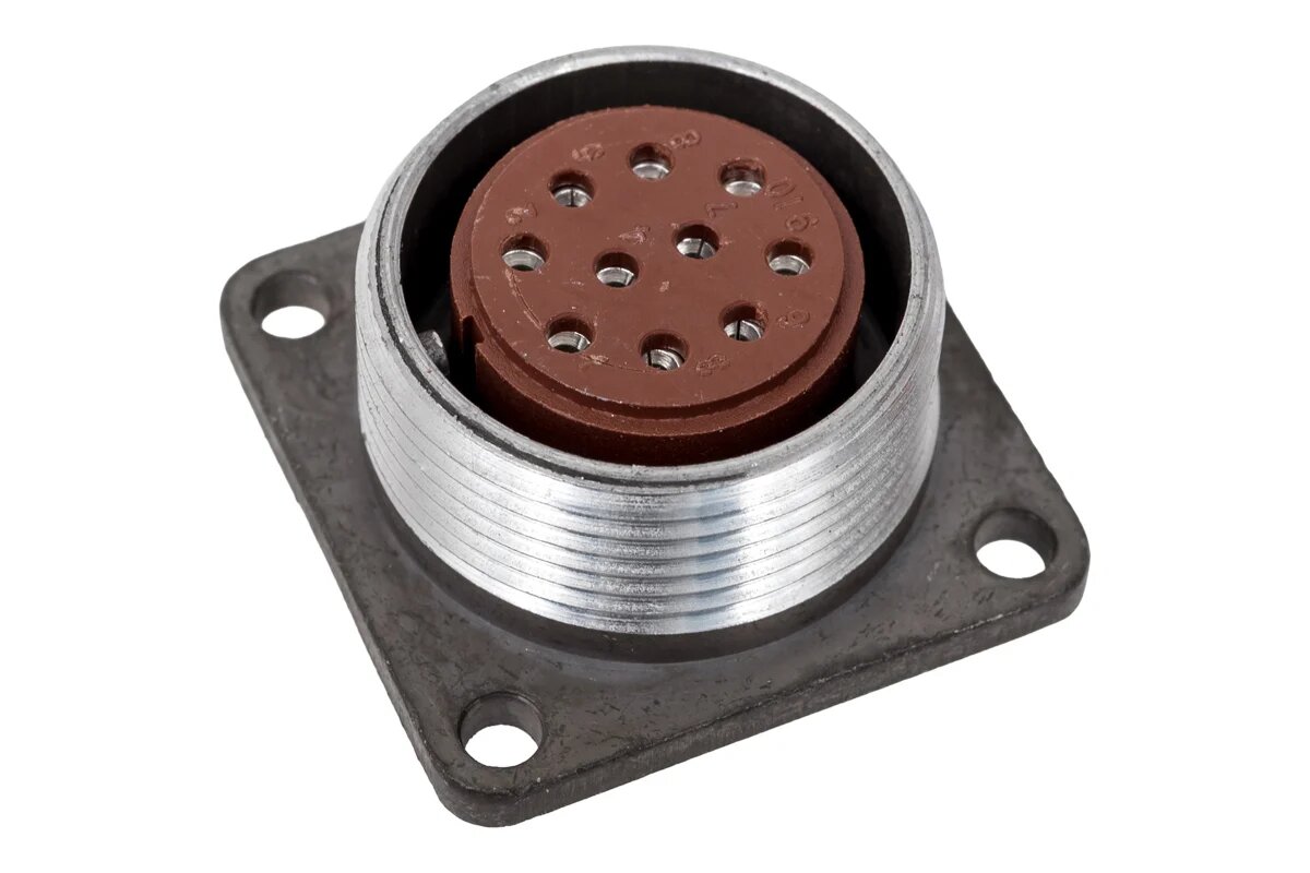 Разъем соединительный RUICHI RM24-10-ZK 10 проводов до 0,56 кВ для постоянного и переменного тока (с броней/без брони)