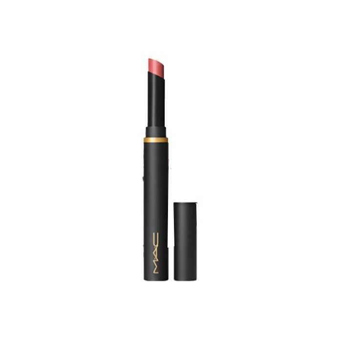 Помада женская MAC Black Wand Tulle Matte, черная, бархатистая, легкая в растушевке, стойкая