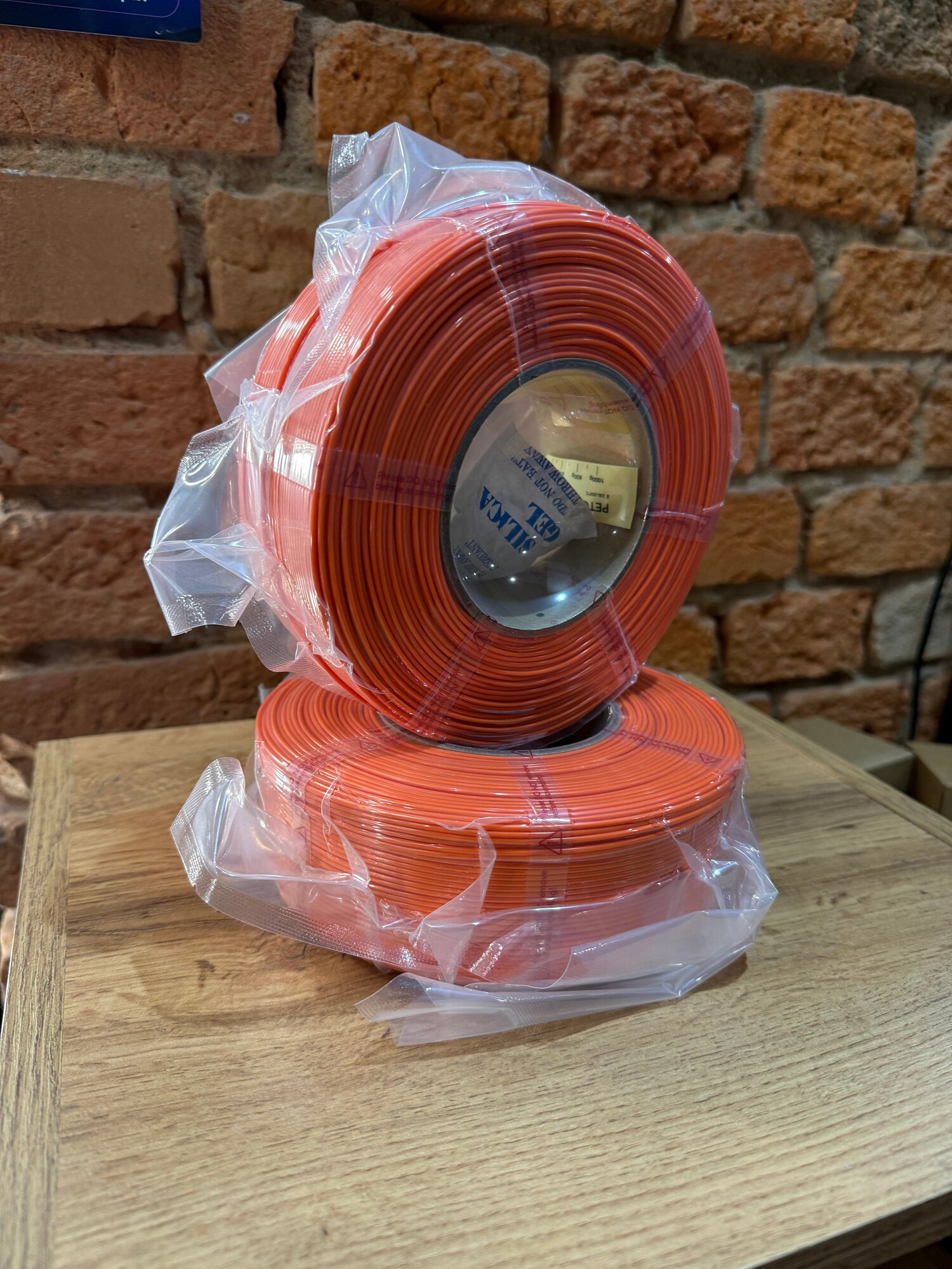 Пластик 3D Techcore PETG HF Orange для 3D-принтера, филамент 1.75 мм, оранжевый, с катушкой
