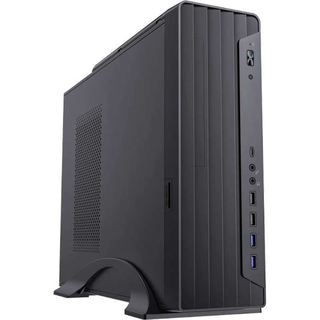 Foxline FL-418-SFX400-U32C Корпус с блоком питания 400Вт./ Case Foxline mATX Desktop 400W FL-418 mATX case, black, w/PS