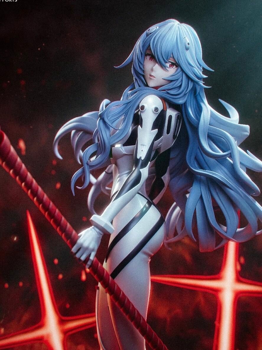 Фигурка Ayanami Rei (Neon Genesis Evangelion. Масштаб: 1/8 Высота 27 см. Разобрана под покраску. (Bulkamancer).