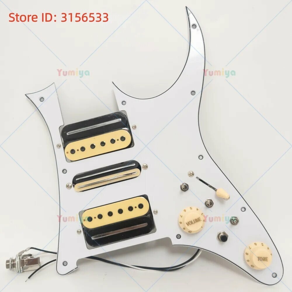 Предустановленная накладка Ibanez RG Guitar HSH Pick Guard Белый Многофункциональный переключатель для электрогитары серии Ibanez RG