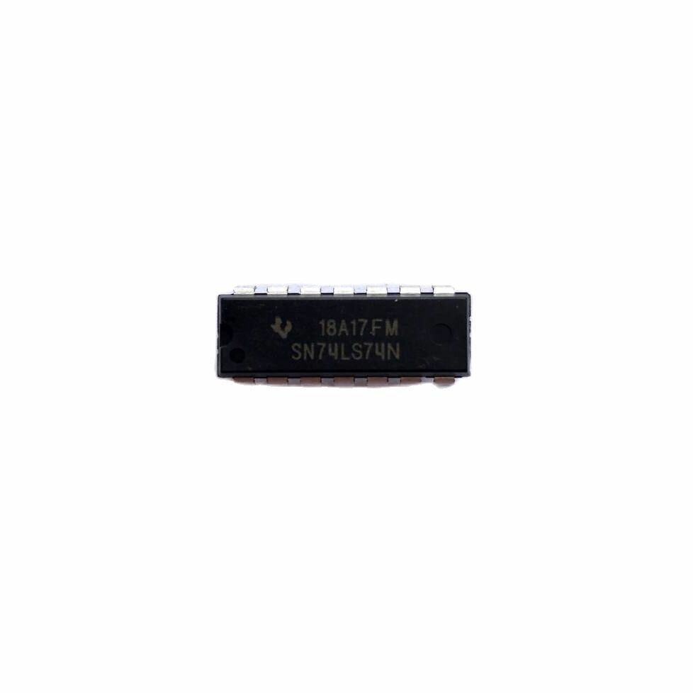 Микросхема 18A17FM SN74LS74N 18A17F SN74LS74 SN74LS