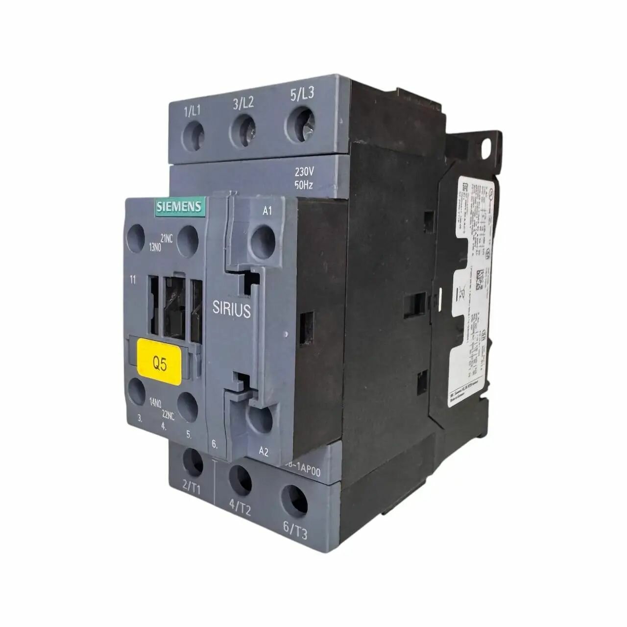 Контактор 3-полюсный Siemens 3RT2038-1AP00 230В 50Гц, Б/y