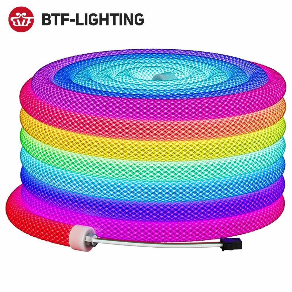 BTF-LIGHTING WS2812B RGB Неоновая светодиодная лента 1 м