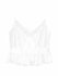 Топ Parlor Lace-trim top, размер 34, бежевый/белый