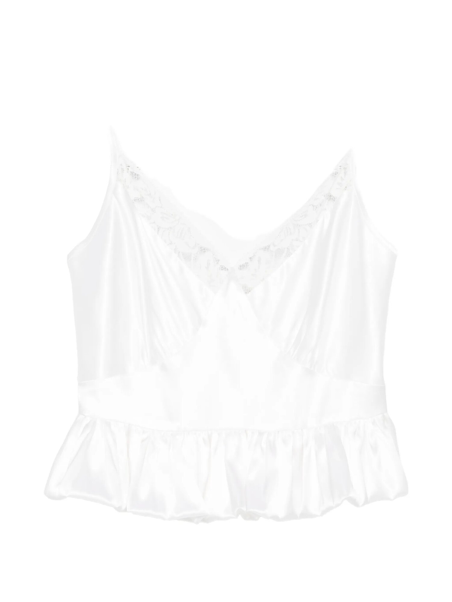 Топ Lace-trim top