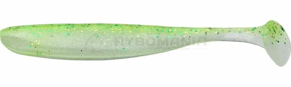 Приманка силиконовая мягкая съедобная, виброхвост Keitech тонущий Easy Shiner 6.5" PAL #02 Lime Chart Shad