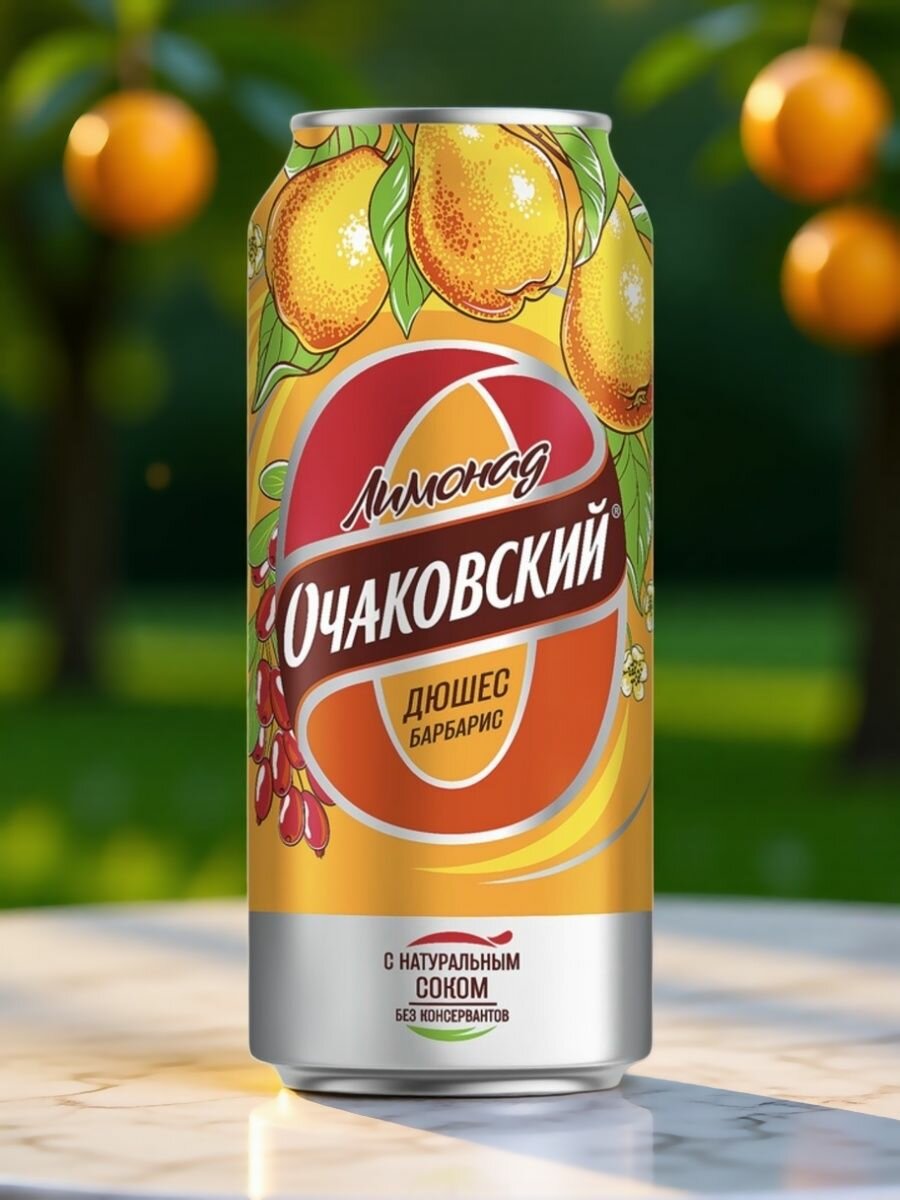 Лимонад Очаковский Дюшес Барбарис 450мл х 24 шт