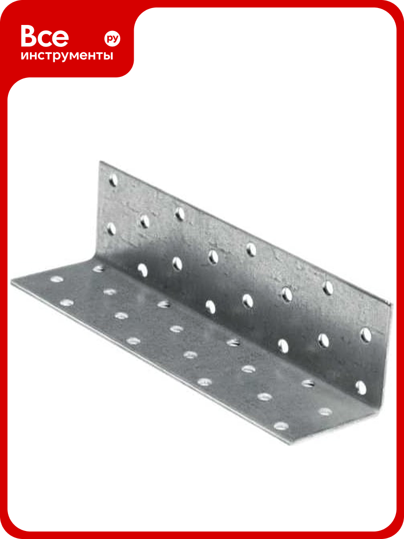 Уголок крепежный STARFIX равносторонний, 1000x40x40 мм, KUR белый цинк SMP-35436-1 ЦБ-0114311610