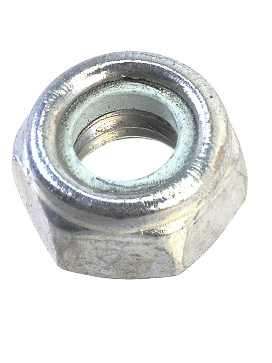 Гайка шестигранная стопорная М8 для газонокосилки бензиновой MAKITA PLM4611