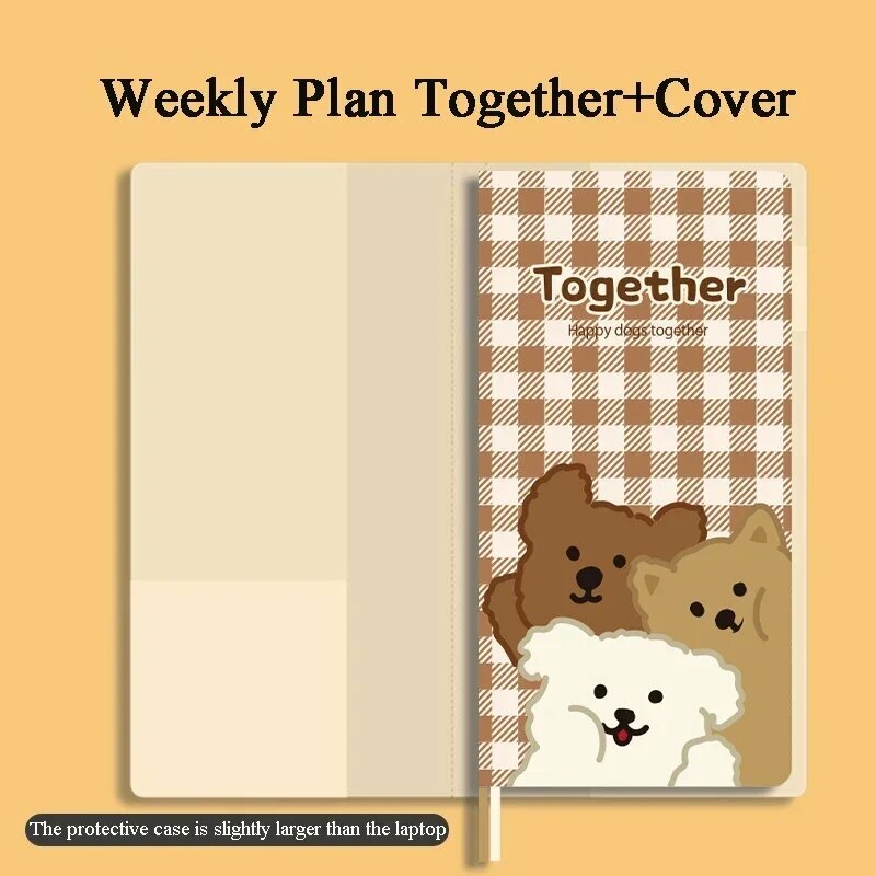 Блокнот бежевый "Together With Cover"
