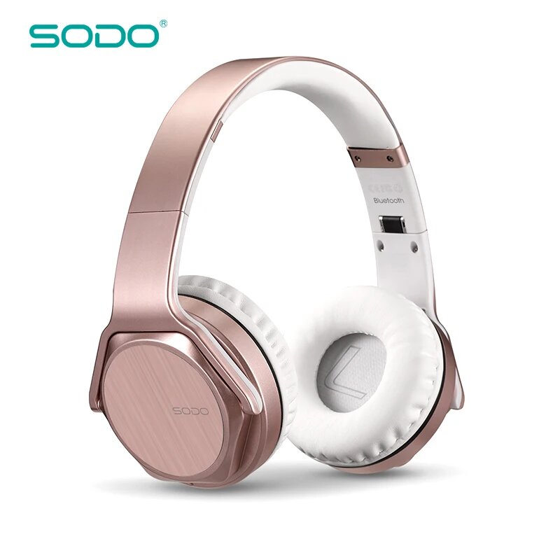 SODO MH3 Беспроводные наушники Динамики 2 в 1, складные Hi-Fi стерео 3EQ Bluetooth-совместимые наушники 5.0 с поддержкой микрофона TF/FM
