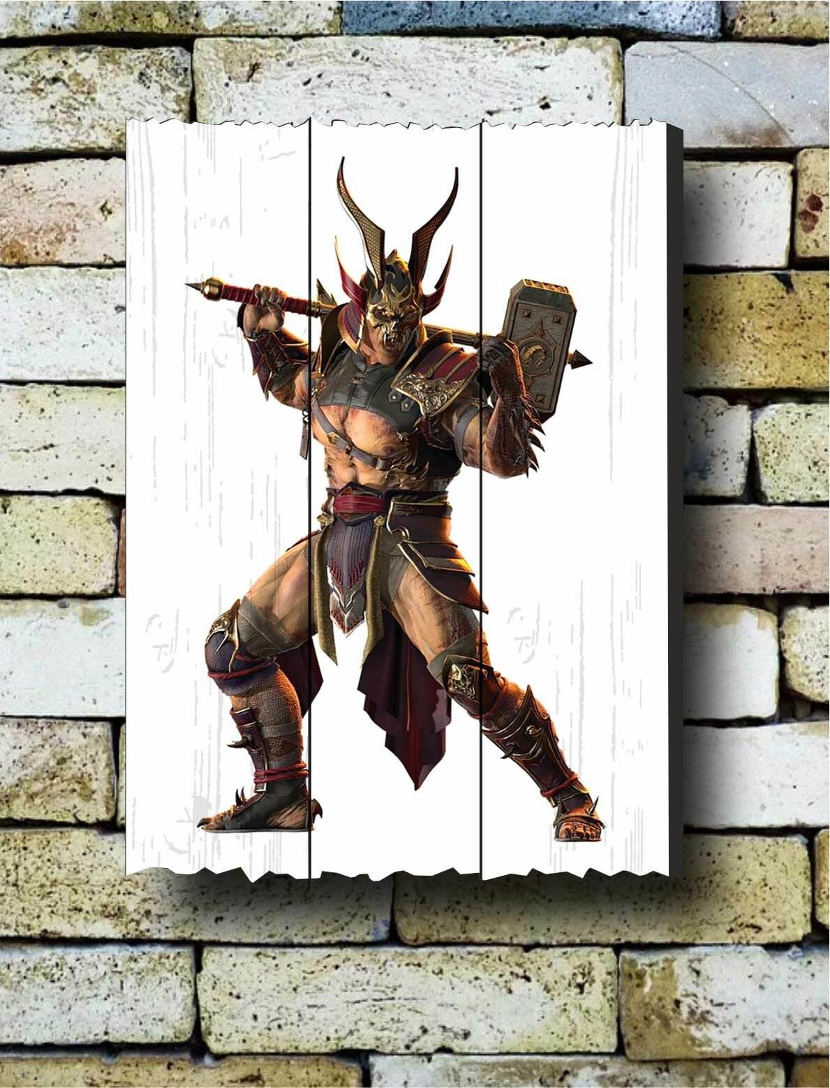 Картина на досках Мортал комбат 11, Mortal Kombat, ShaoKahn, Шао Кан17
