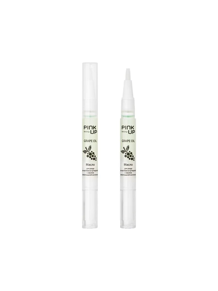 Карандаш для ухода за ногтями и кутикулой PINK UP BEAUTY GRAPE OIL с маслом виноградной косточки 2 мл