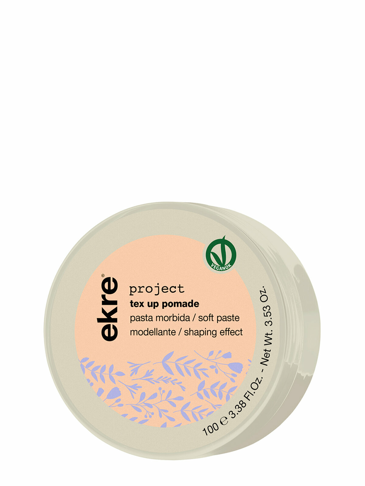 Паста для укладки волос средней фиксации Ekre Project Text Up Pomade Strong Fix, 100 мл