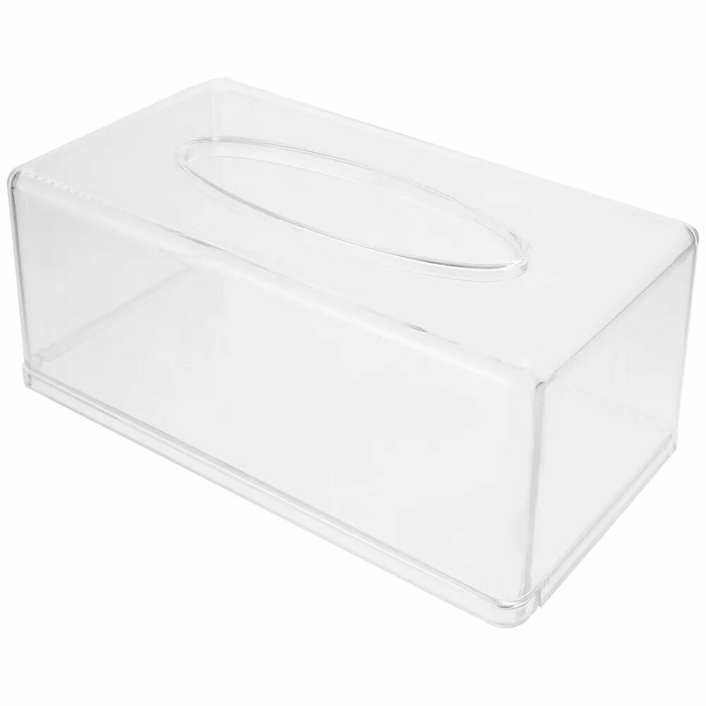 Прозрачный Короб Для Т Tissue, Из Ps-Пластика, Для Хранения, 1 Штука