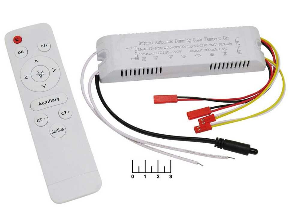 Драйвер светодиода 260mA/160-190VDC 180-265VAC (40-60W)*4 (JT-IV240W)