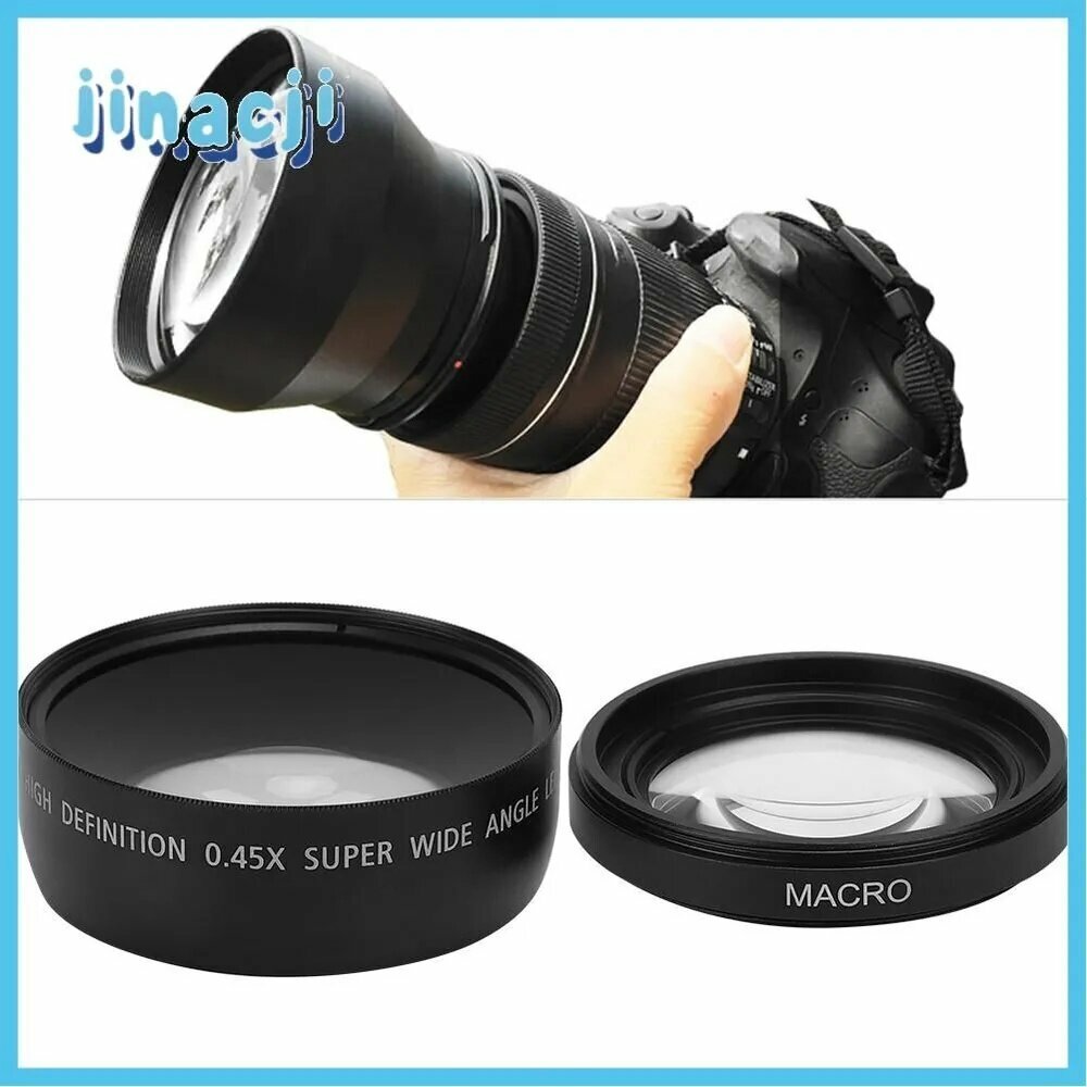 JSR-1152 55MM Ультраширокий Макро Объектив, Многофункциональный для Фотографов