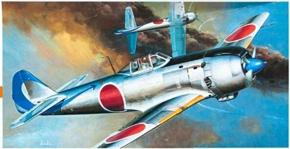 00134 Hasegawa Японский истребитель Nakajima Ki84 TYPE 4 (Frank) 1/72